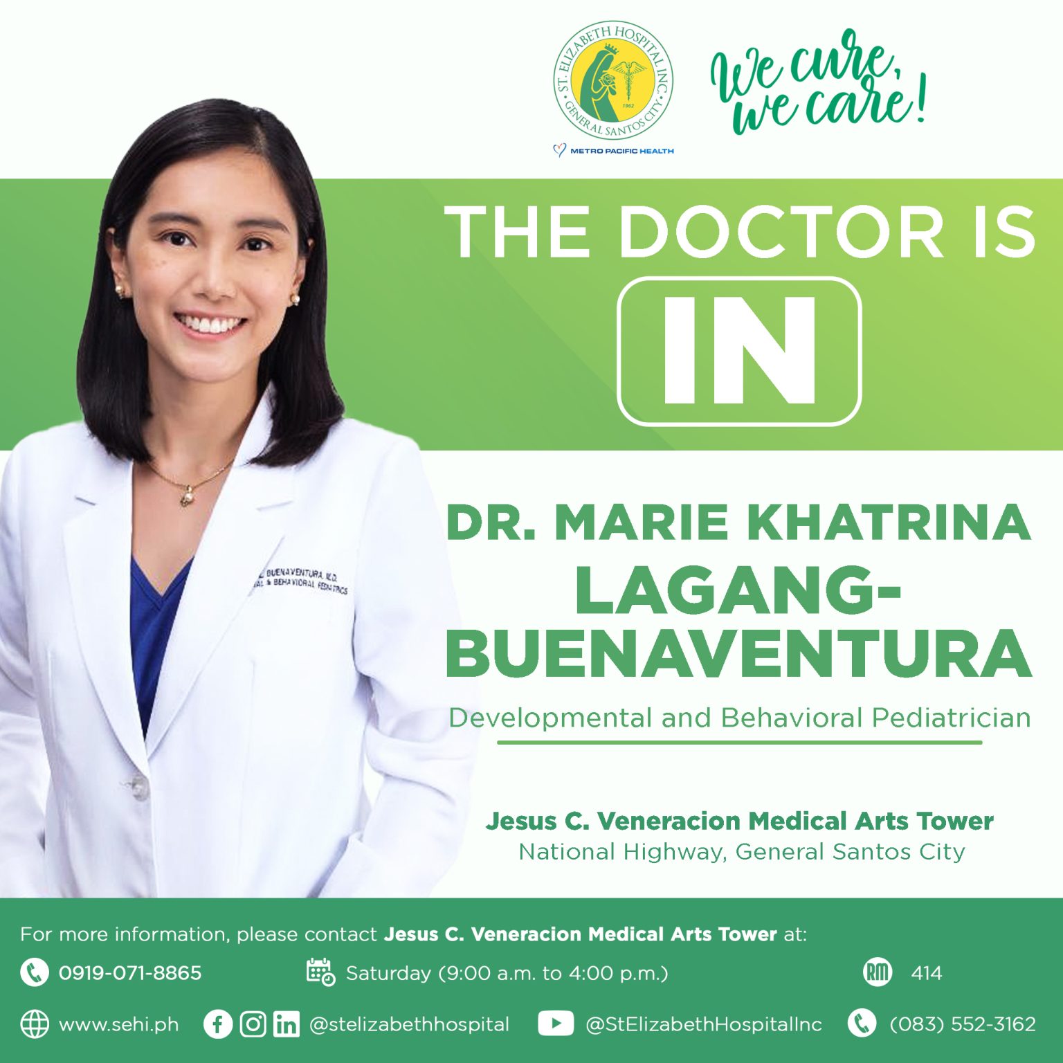 Meet your SEHI Doctors - St. Elizabeth Hospital, Inc.