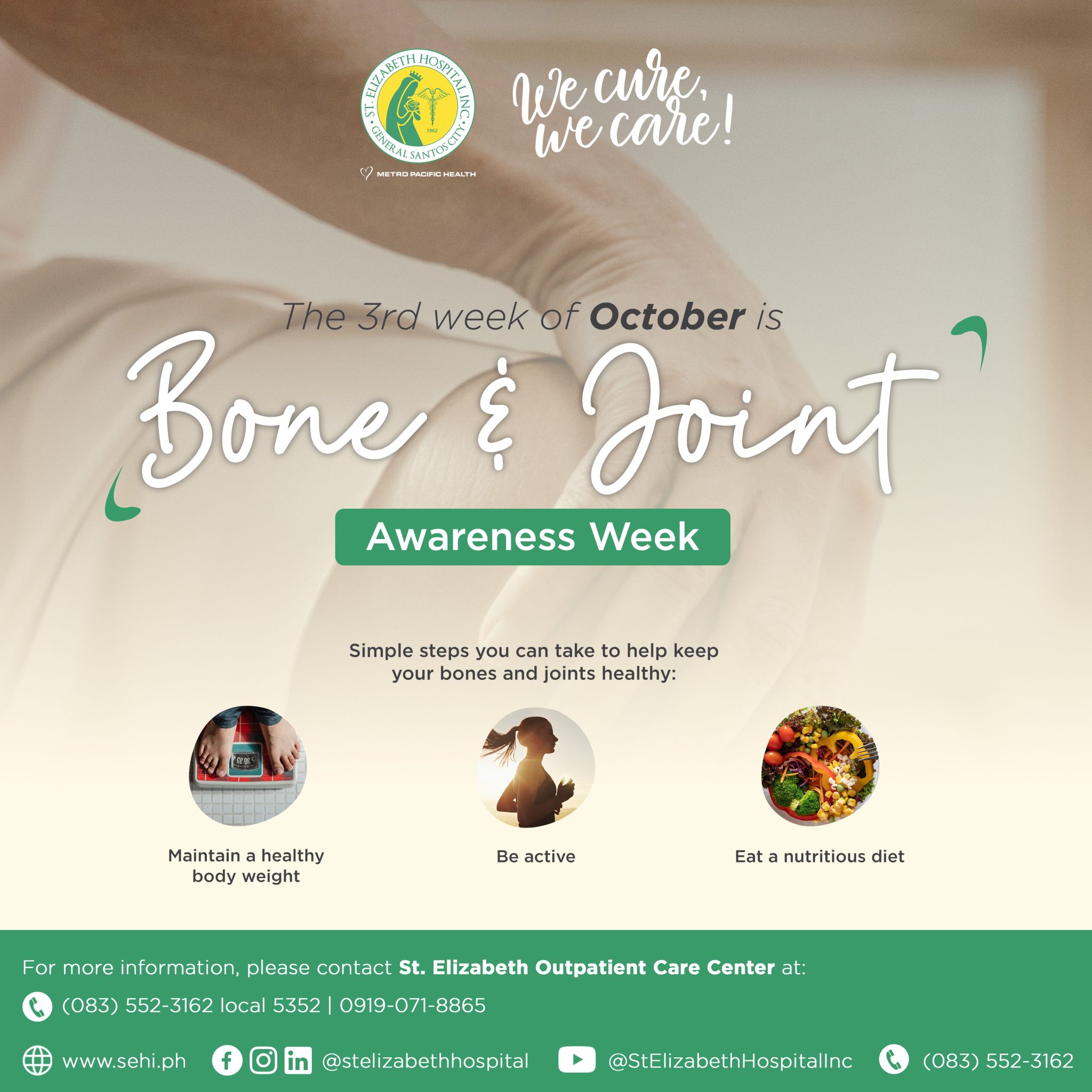 Bone and Joint Awareness Week - St. Elizabeth Hospital, Inc.