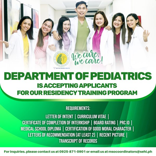 Department of Pediatrics Residency Training Program - St. Elizabeth ...