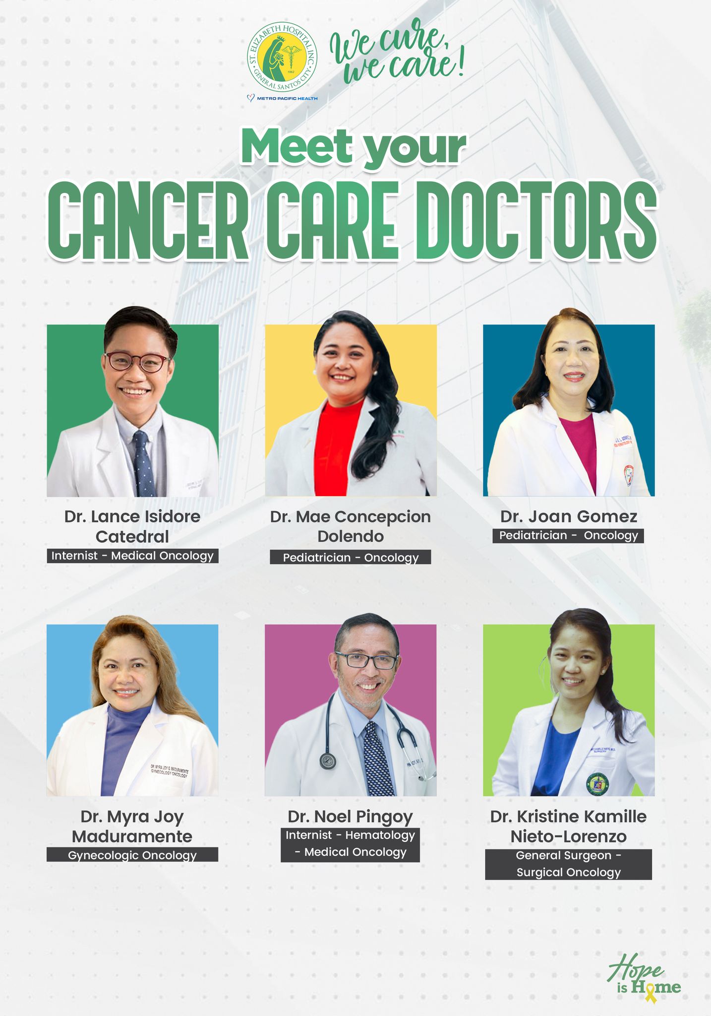 Our Cancer Care Doctors - St. Elizabeth Hospital, Inc.